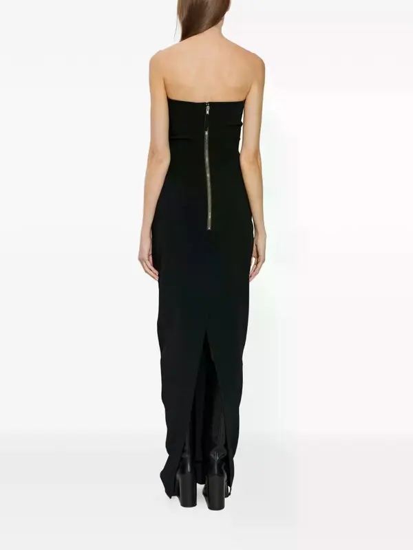 Rick Owens Cut-out Strapless Maxi Dress