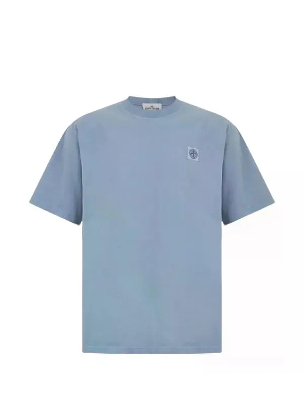 Stone Island 2100030 Combed Organic Cotton Jersey T-shirt - Blue
