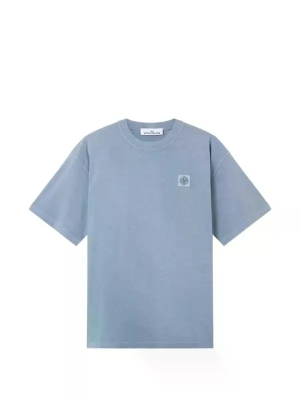 Stone Island 2100030 Combed Organic Cotton Jersey T-shirt - Blue
