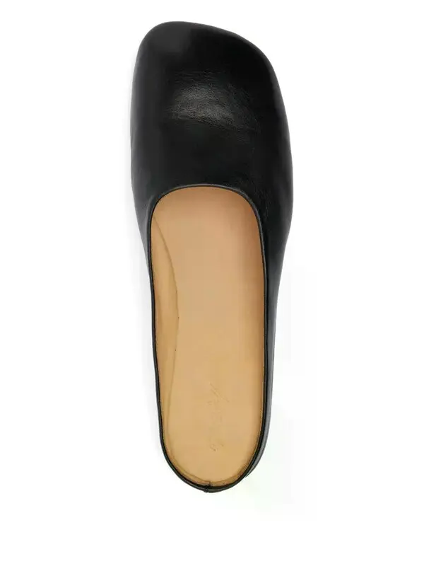 Marsèll Bama Square-toe Mules - Black