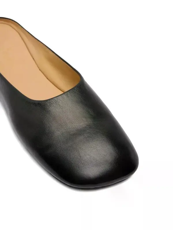 Marsèll Bama Square-toe Mules - Black