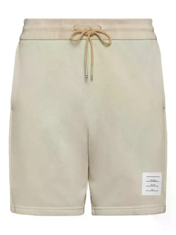 Thom Browne Loopback Four-bar Track Shorts - Neutrals
