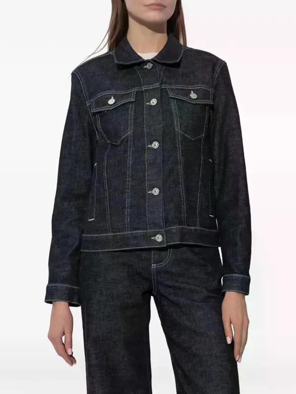 Marni Button-up Denim Jacket - Blue