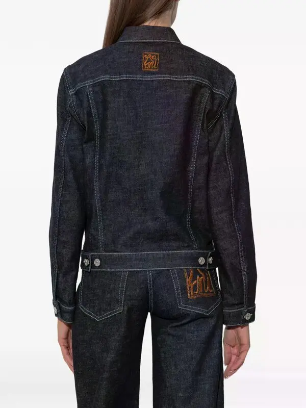 Marni Button-up Denim Jacket - Blue