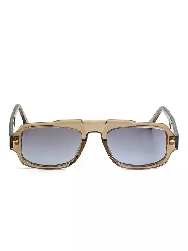 AHLEM George V Square-frame Sunglasses - Neutrals
