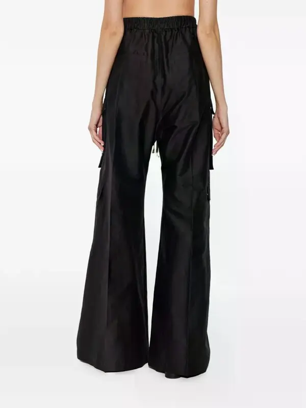 Rick Owens Drawstring Wide Leg Trousers - Black