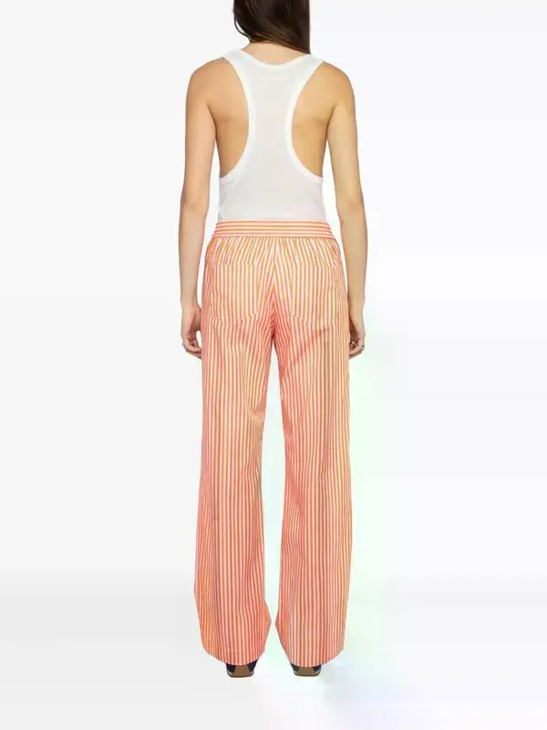 Zadig&Voltaire Striped Poma Trousers - Orange