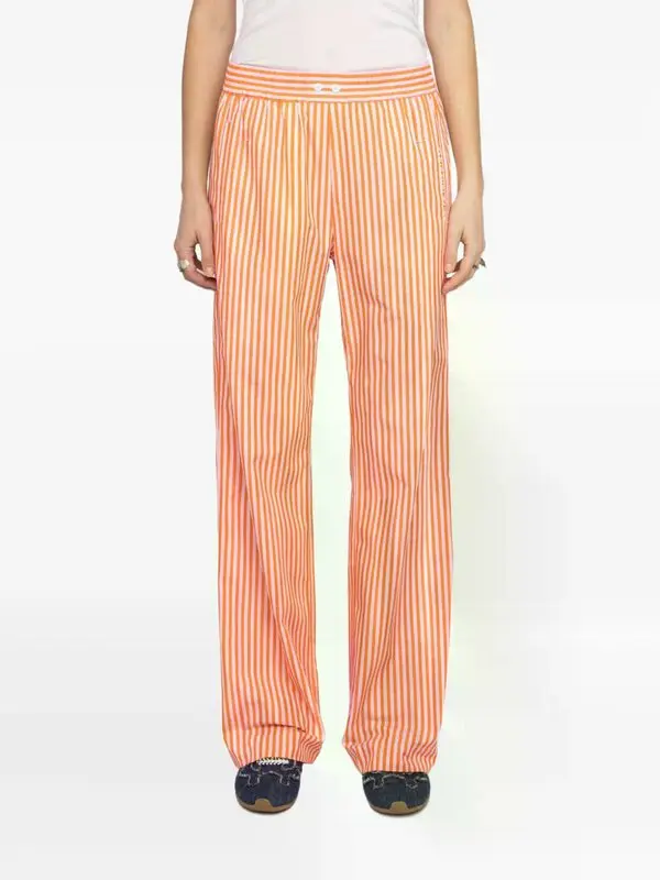 Zadig&Voltaire Striped Poma Trousers - Orange