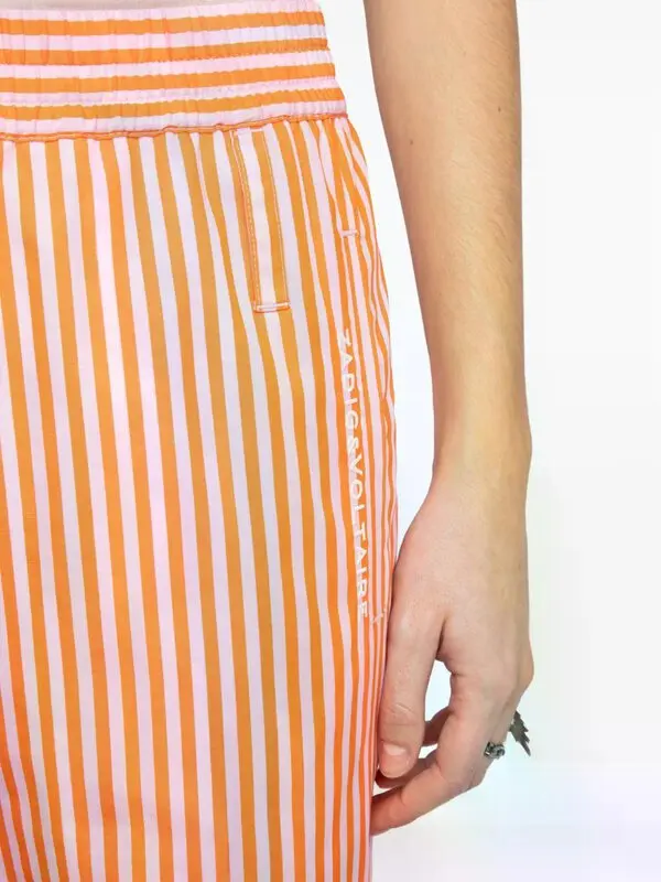 Zadig&Voltaire Striped Poma Trousers - Orange