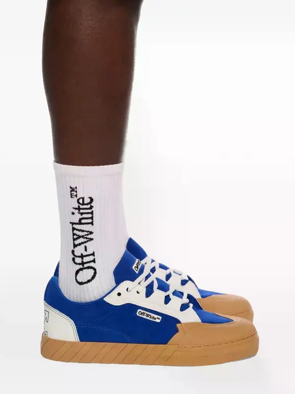 Off-White Vulcanized Lace-up Sneakers - Blue