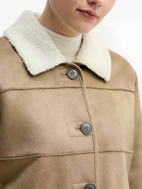 BENETTON Collared Buttoned Jacket