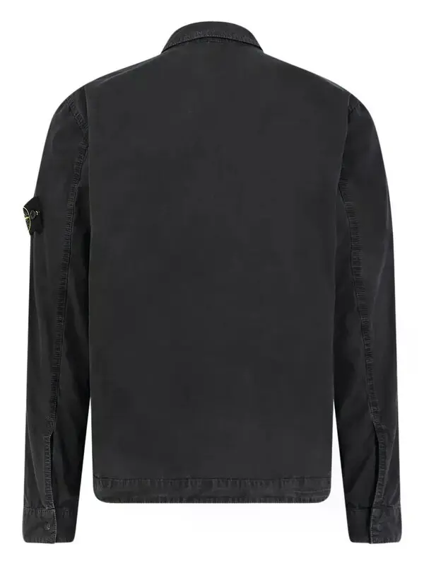 Stone Island Flap-pocket Logo-patch Shirt