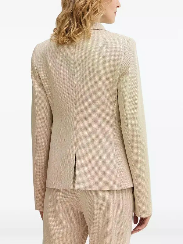 BOSS Textured Single-breasted Blazer