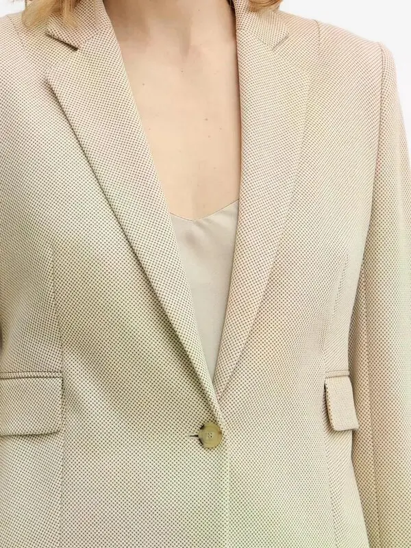 BOSS Textured Single-breasted Blazer