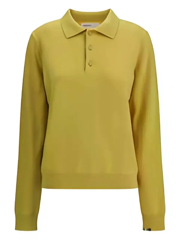EXTREME CASHMERE X N°223 Be For Buttoned Polo Polo Shirt - Yellow