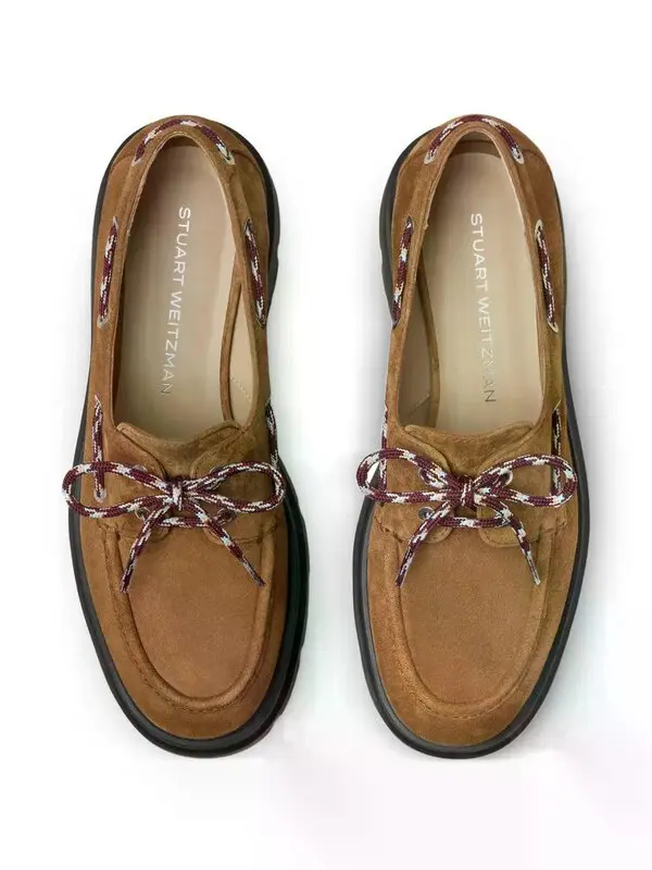 STUART WEITZMAN Hudson Loafers - Brown