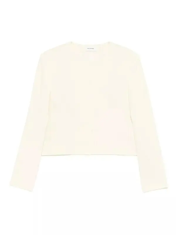 A.M.G. Round-neck Cropped Jacket
