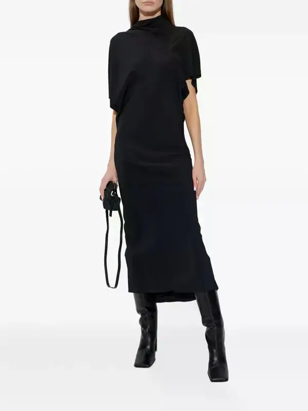 Rick Owens Stadium Seb Midi Dress - Black