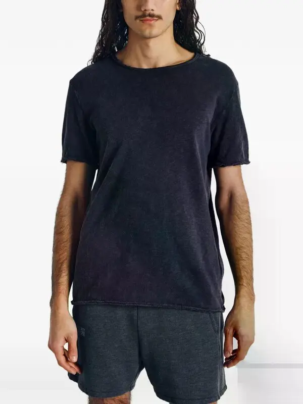American Vintage Sonoma Raw-edge T-shirt - Blue