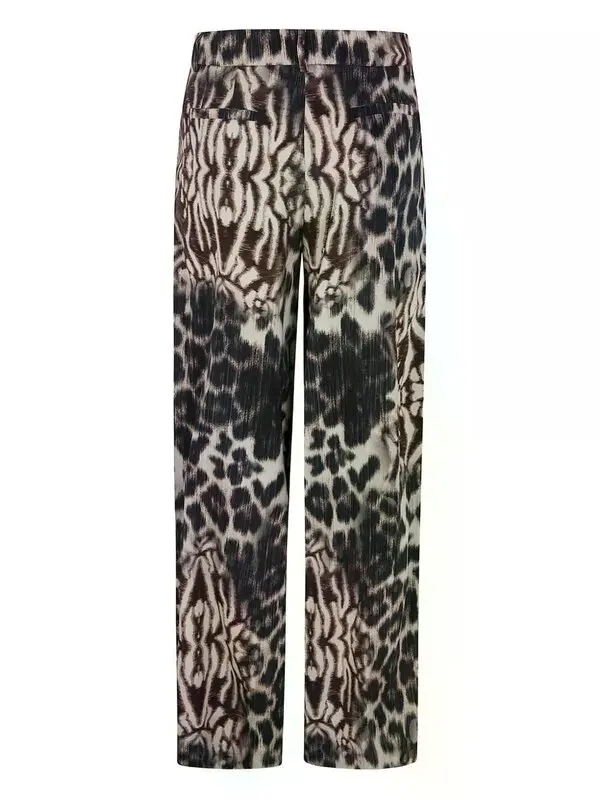 PIERRE-LOUIS MASCIA Patterned Trousers - Neutrals