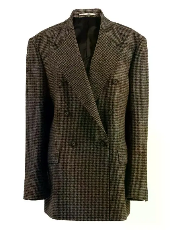 Tagliatore Loreley Houndstooth Double-breasted Blazer
