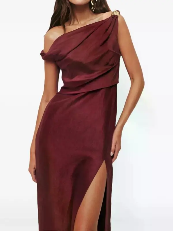 aje asymmetric dress Eliza Asymmetric Dress