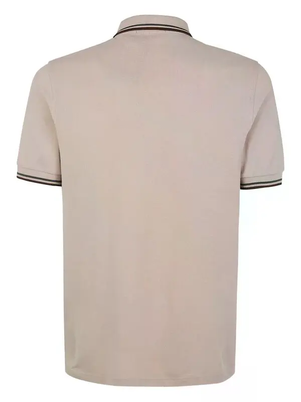 Fred Perry Laurel-wreath Tipped Polo Shirt - Neutrals