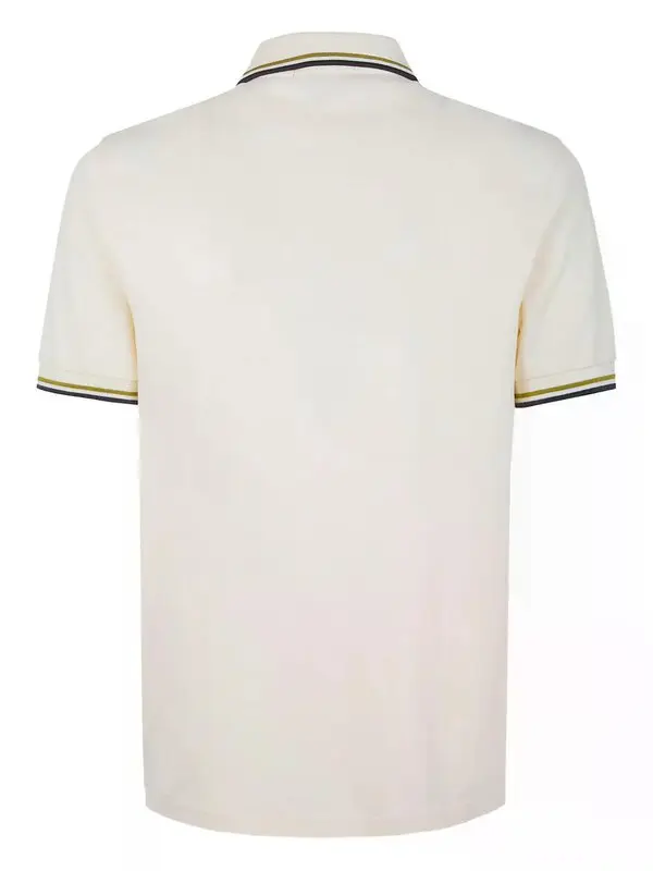 Fred Perry Contrast-trim Polo Shirt - Neutrals