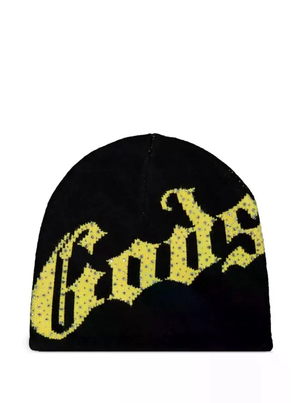 GODSPEED Logo Studded Beanie - Black