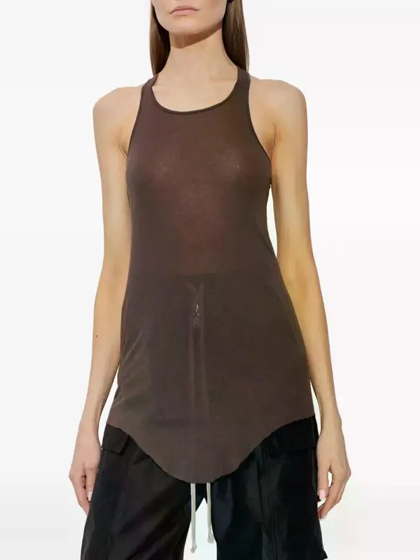 Rick Owens Racerback Top - Brown