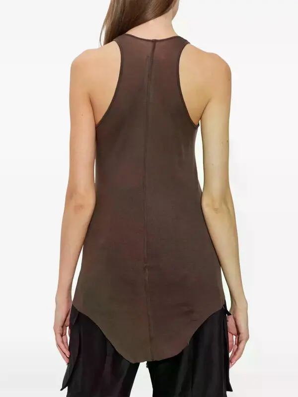 Rick Owens Racerback Top - Brown