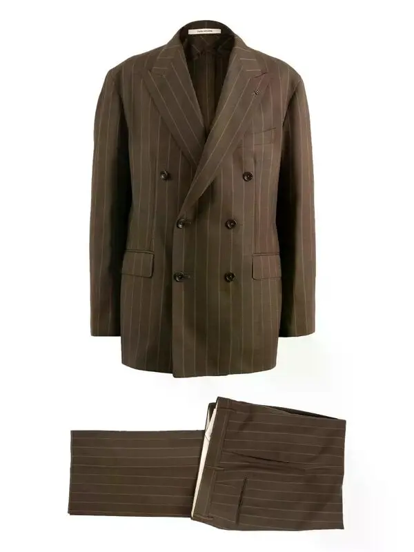 Tagliatore Double-breasted Striped-pattern Jacket