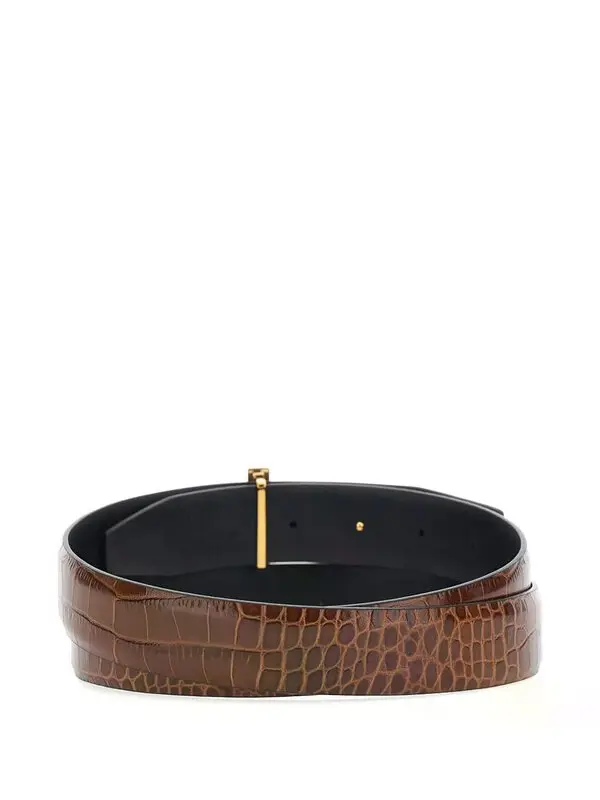 TOM FORD Croc-effect Belt