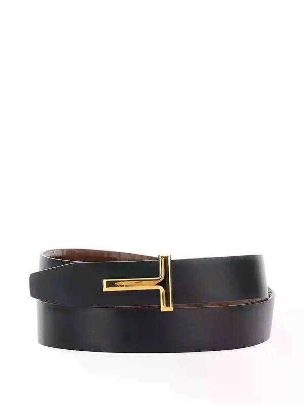 TOM FORD Croc-effect Belt