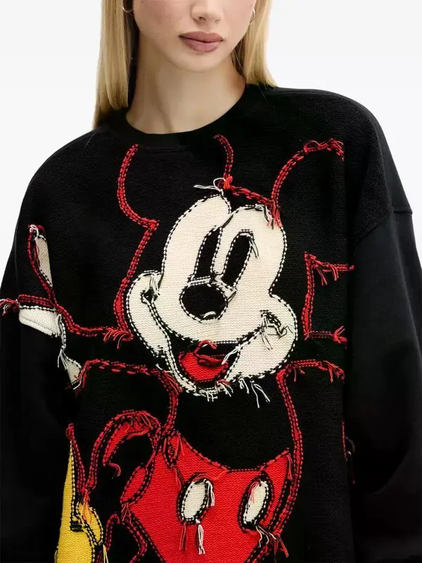 Desigual Graphic Crew-neck Sweater