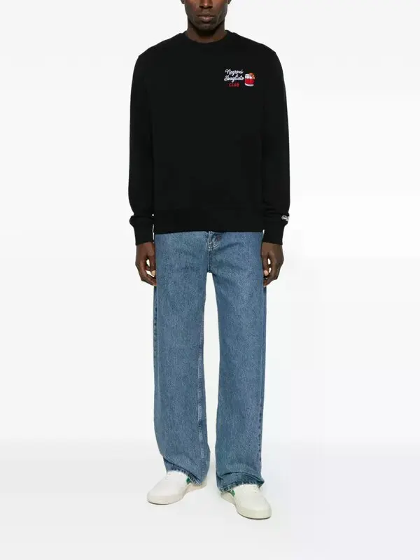 MC2 SAINT BARTH Crew-neck Sweatshirt - Black