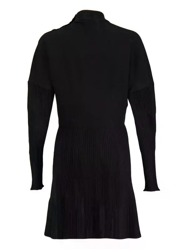 Balmain Flared Knitted Mini Dress