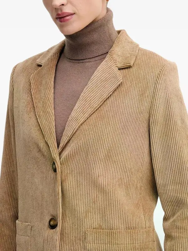 BENETTON Corduroy Buttoned Blazer