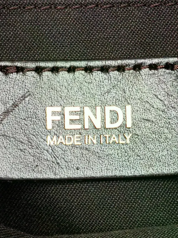 Fendi Zucchino Canvas Crossbody Bag