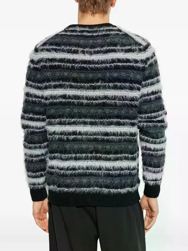 SAMSOE SAMSOE Safinnley Striped Crew-neck Sweater