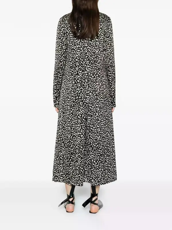 A.M.G. Printed Midi Dress