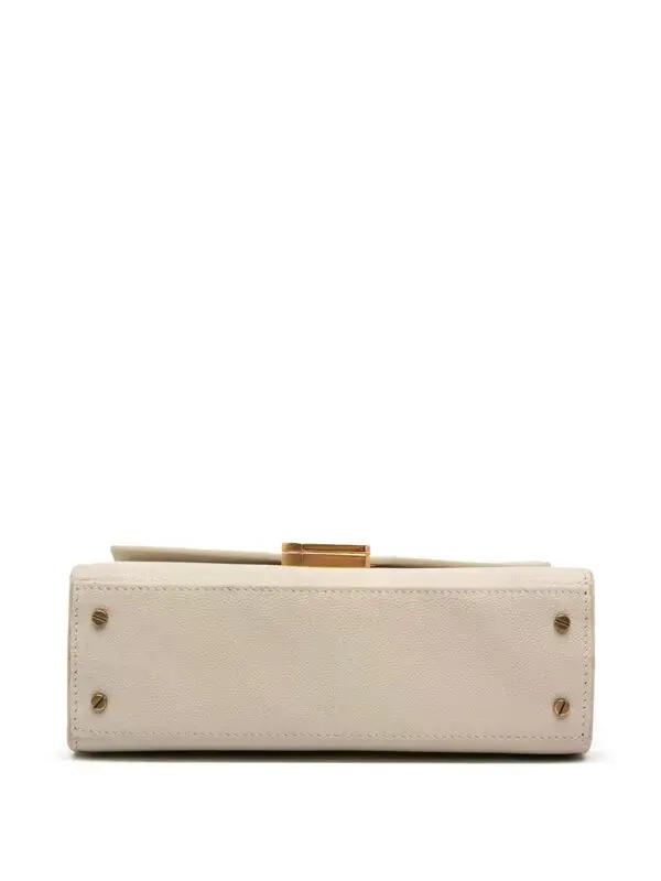 Saint Laurent Monogram Cassandra Top Handle Bag - Brown