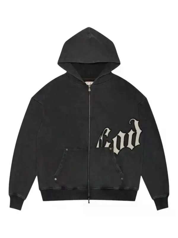 GODSPEED Og Logo V2 Zip-up Hoodie - Black