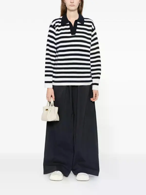 Ralph Lauren Striped Knit Top - Blue