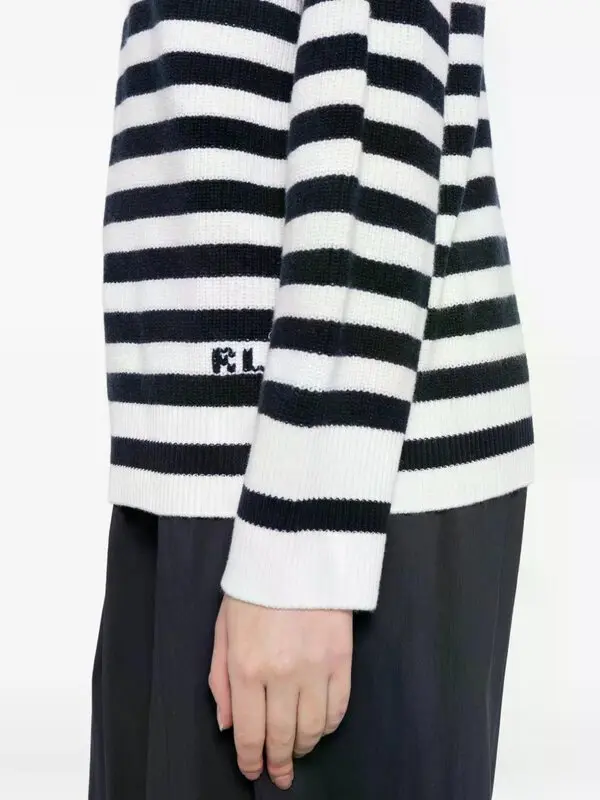 Ralph Lauren Striped Knit Top - Blue