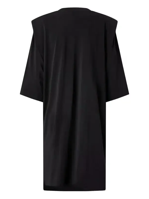 Pinko Allie Midi T-shirt Dress With Padded Shoulders