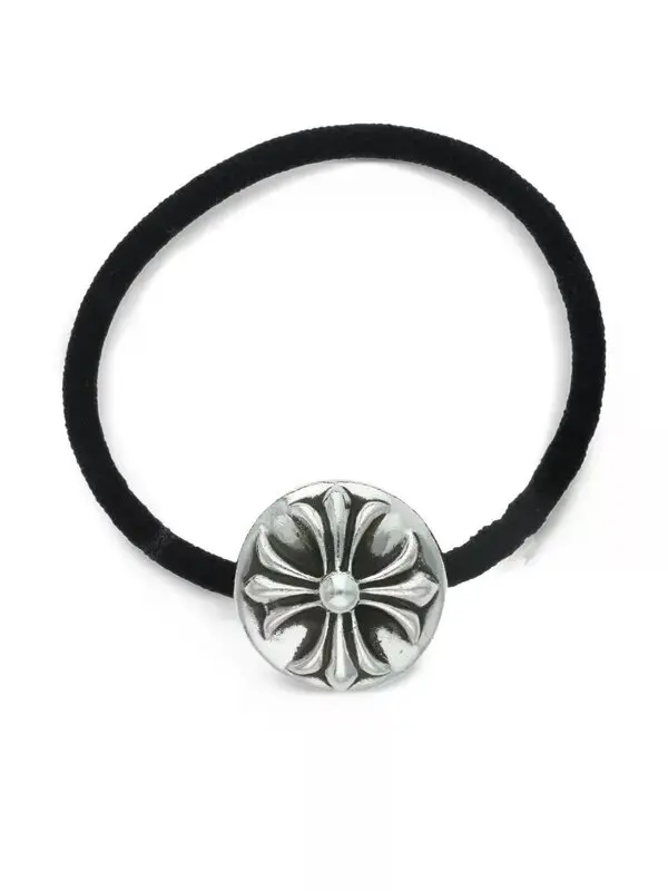 Chrome Hearts Cross Ball Hair Tie - Black