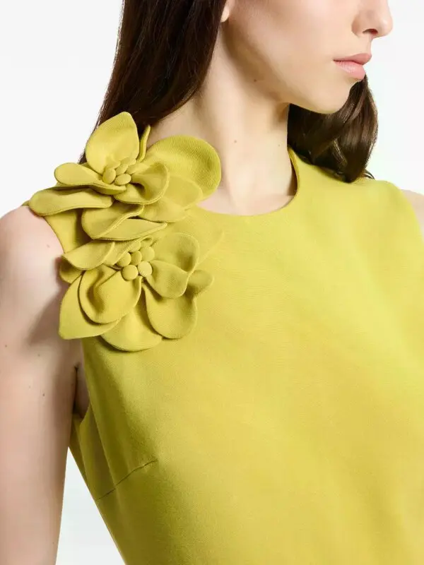 Elie Saab Flower-appliqué Jumpsuit