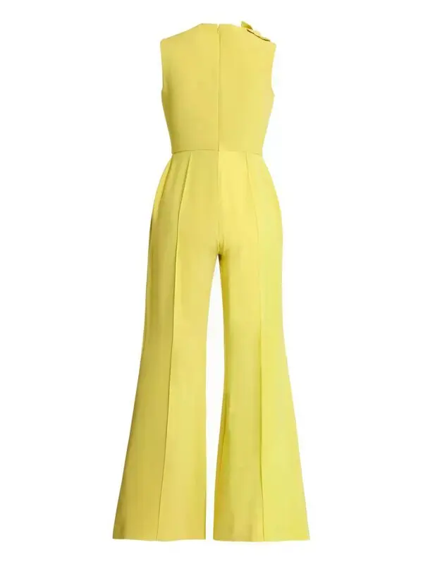 Elie Saab Flower-appliqué Jumpsuit