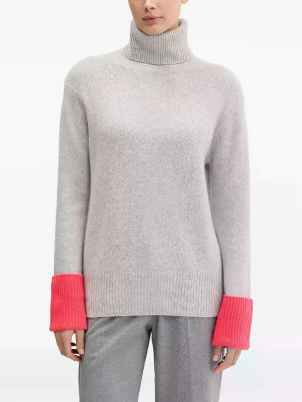 From Future Roll-neck Ribbed Sweater
